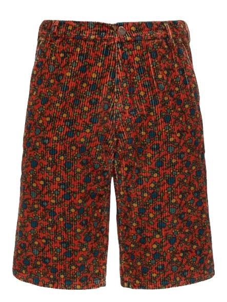 ERL Printed Corduroy Shorts - Multicolour