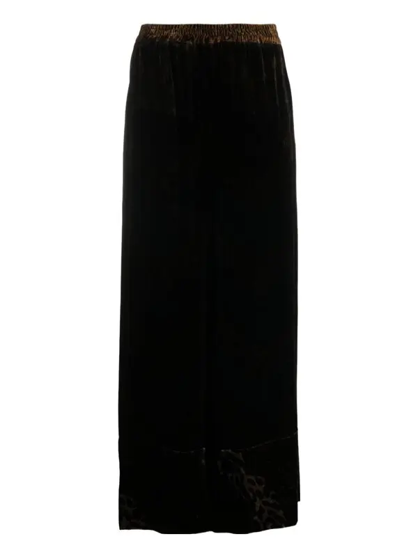 PIERRE-LOUIS MASCIA Elasticated Waist Casual Pants - Black