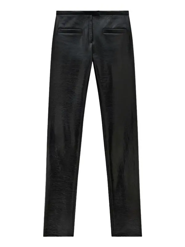 COURREGES Tailored Straight Leg Trousers - Black