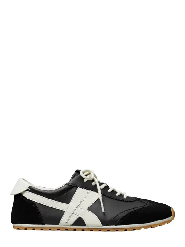 Tory Burch Hank Field Low-top Sneakers - Black/beige/black