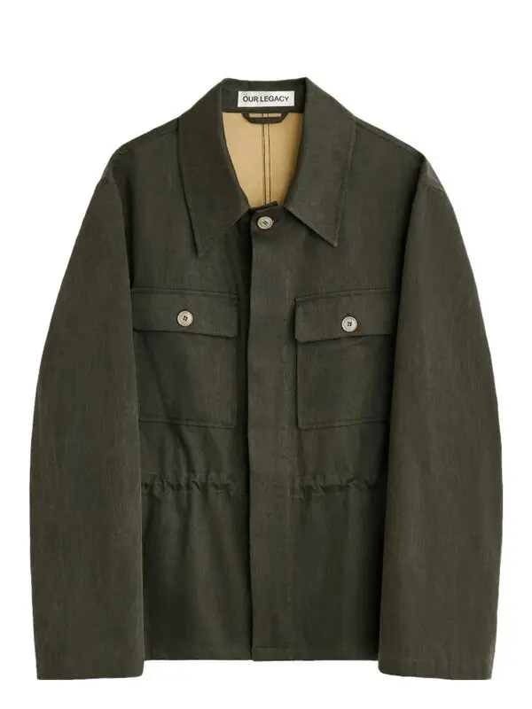 Our Legacy Unity Drawstring Jacket - Black