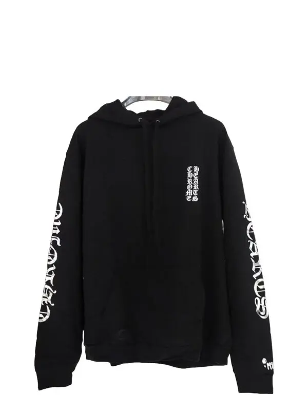 Chrome Hearts Long-sleeved Hooded Sweatshirt - Black