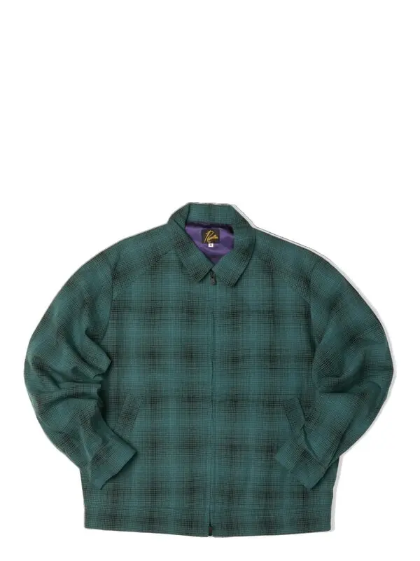 Needles Sport Wool Blend Plaid Jacket - Green