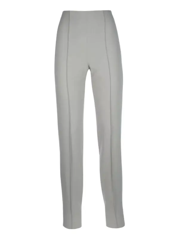 Giorgio Armani High Waist Slim Fit Trousers - Gray
