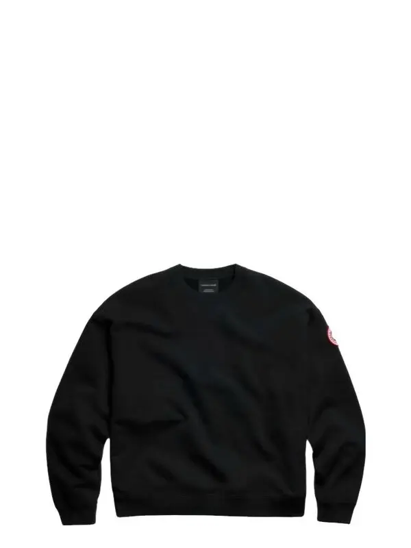 Canada Goose Logo-patch Sweatshirt - Black