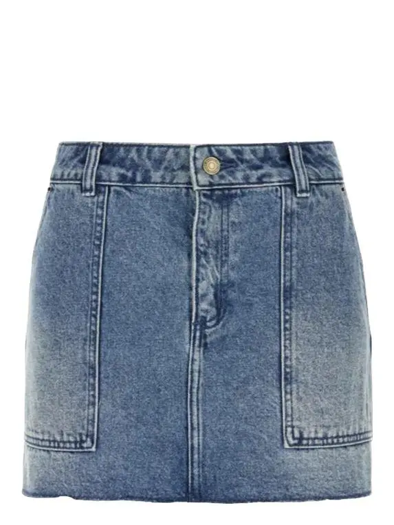 Michael Kors Belt Loop Skirt - Blue