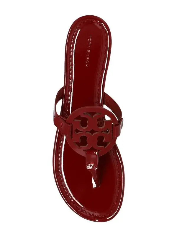Tory Burch Miller Logo-plaque Thong Sandals - Red