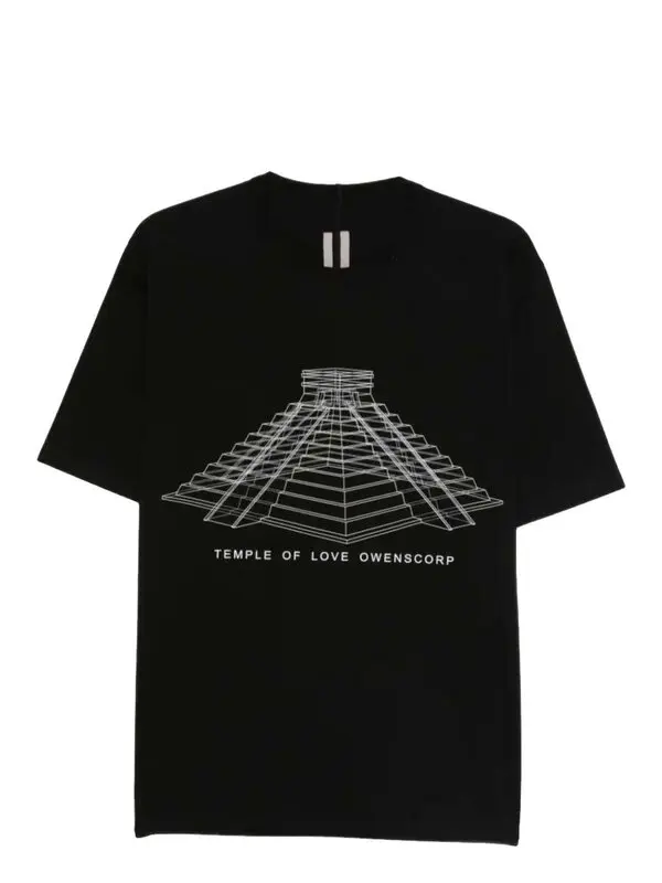 Rick Owens Short Sleeve T-shirt - Black