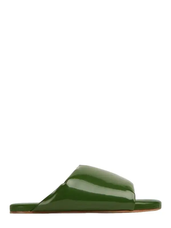Bottega Veneta Padded Slip-on Slides - Green