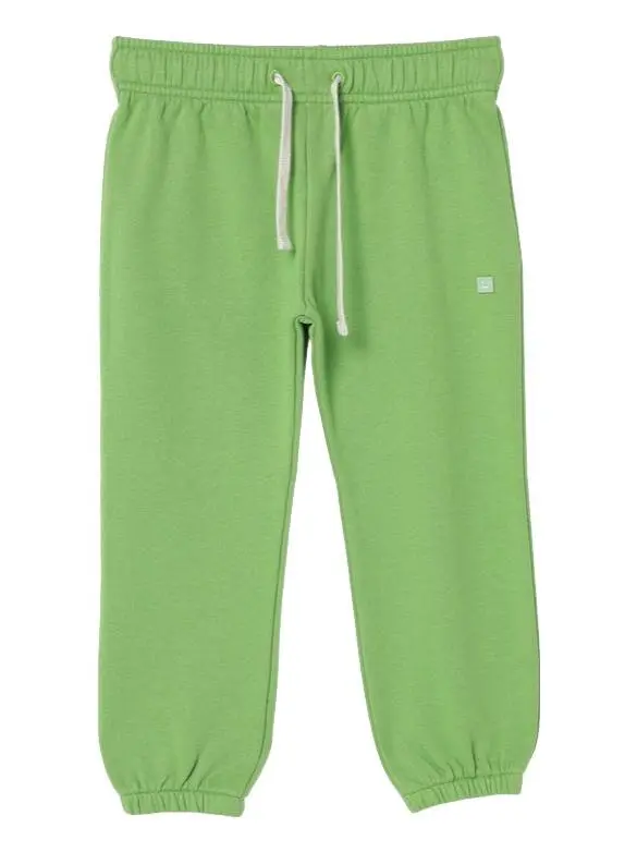 Acne Studios Logo Patch Jogger Pants - Green