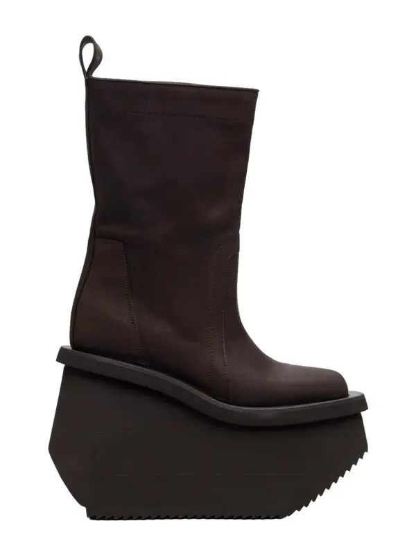 Rick Owens Concordians Factory Mid-calf Boots - Brown