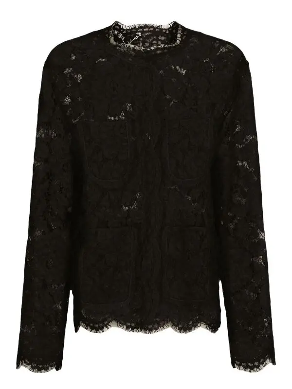 Dolce & Gabbana Lace Jacket - Black