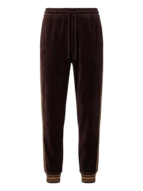 Gucci Plain Jersey Sweatpants - Brown