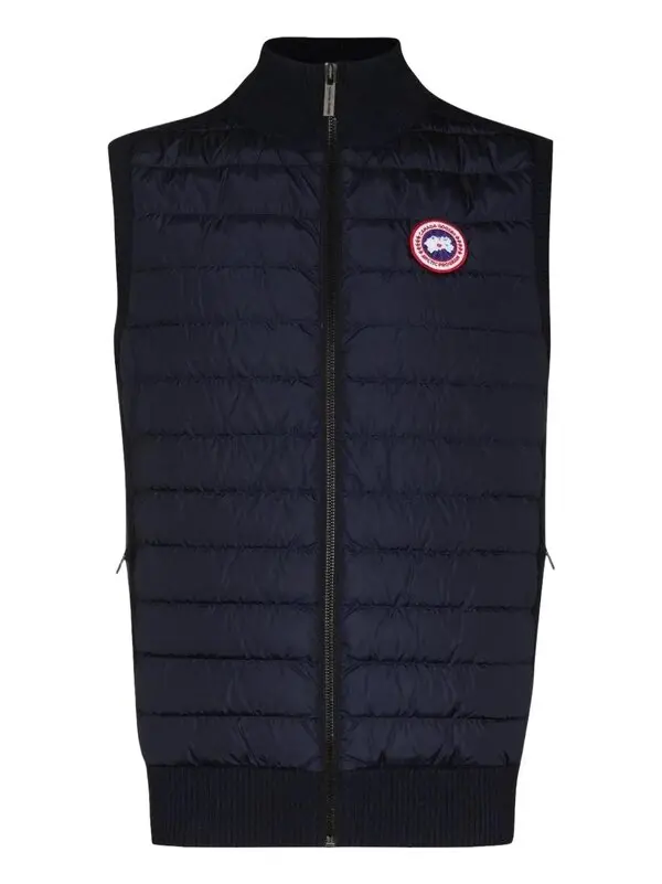 Canada Goose Hybridge Quilted Padded Vest - Navy Blue