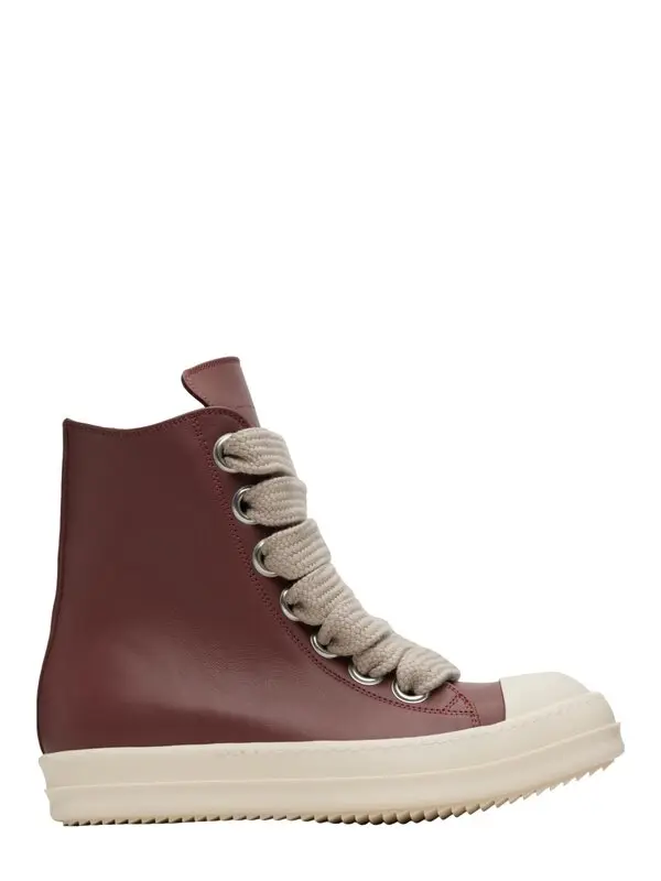 Rick Owens Lace-up High-top Sneakers - Red