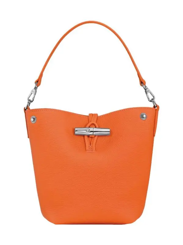 Longchamp Essential Leather Bucket Bag - Orange