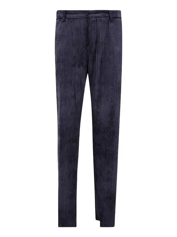 Emporio Armani Corduroy Trousers - Black