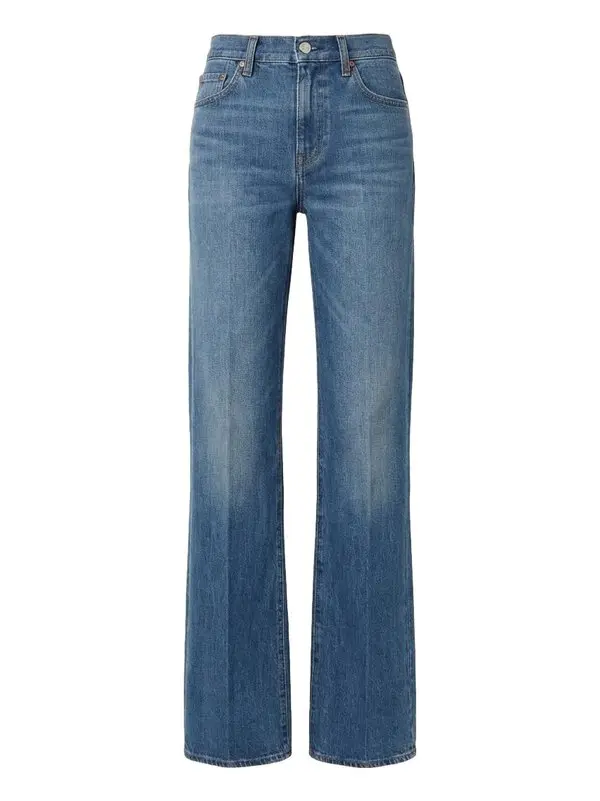 Gucci Flared Stretch Denim Jeans - Blue Stone Washing