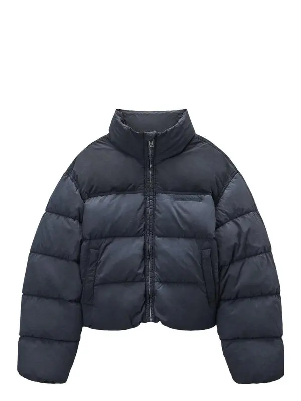 Alexander Wang Cropped Puffer Jacket - Black