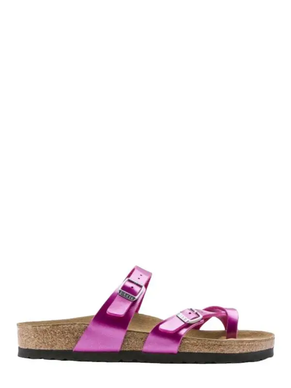 BIRKENSTOCK Metallic Thong Sandals - Pink