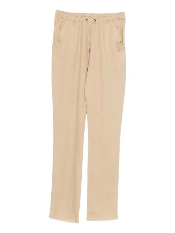 Kiton Drawstring Waist Trousers - Nude