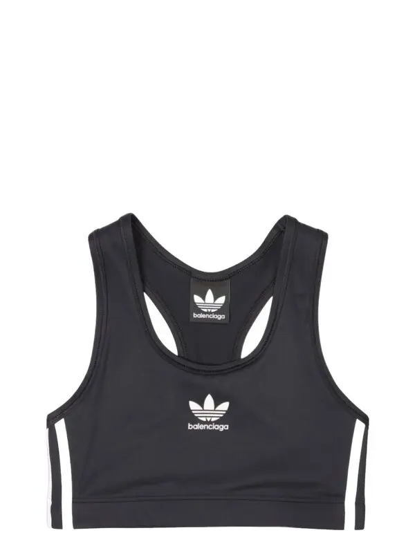 Balenciaga X Adidas Cropped Top - Black/white