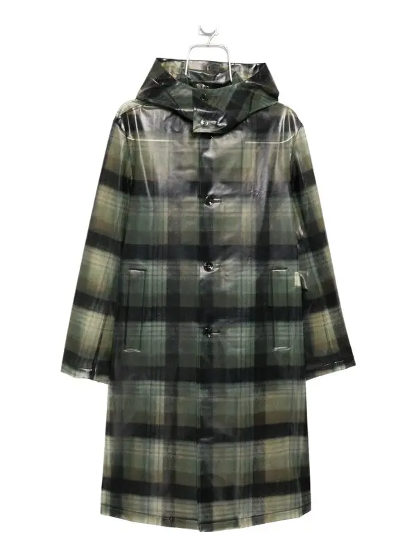 Dries Van Noten Checked Long-sleeved Windbreaker - Black