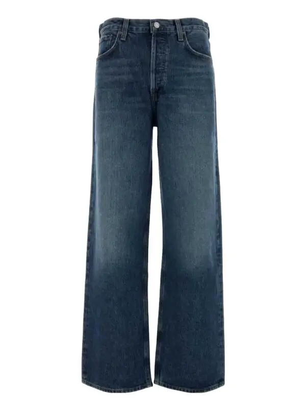AGOLDE Low Slung Wide-leg Jeans - Blue