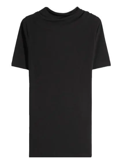 LEMAIRE Short Sleeve Twisted Top - Black