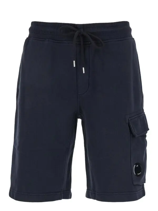 C.P. COMPANY Lens Motif Cargo Shorts - Black