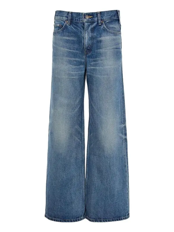 Celine Jolene Wide-leg Jeans - Blue