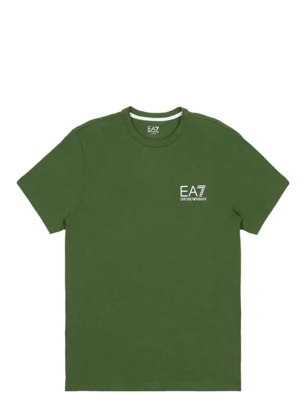 EA7 Logo Printed T-shirt - Green