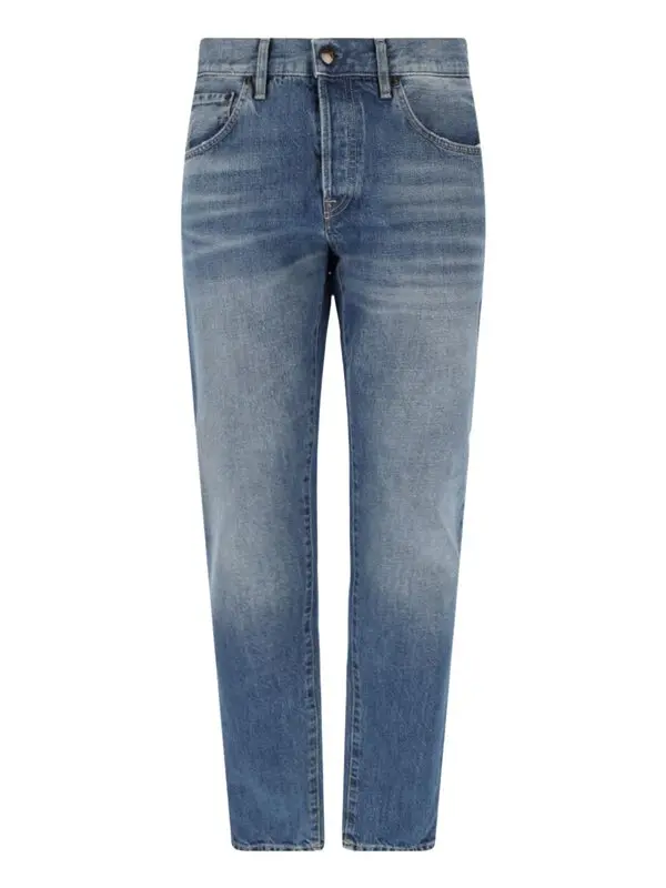PT TORINO 5 Pocket Straight Fit Jeans - Blue
