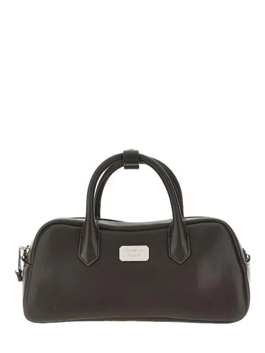Emporio Armani Double-handled Shoulder Bag - Black