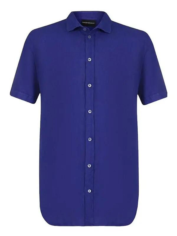 Emporio Armani Logo Shirt - Blue