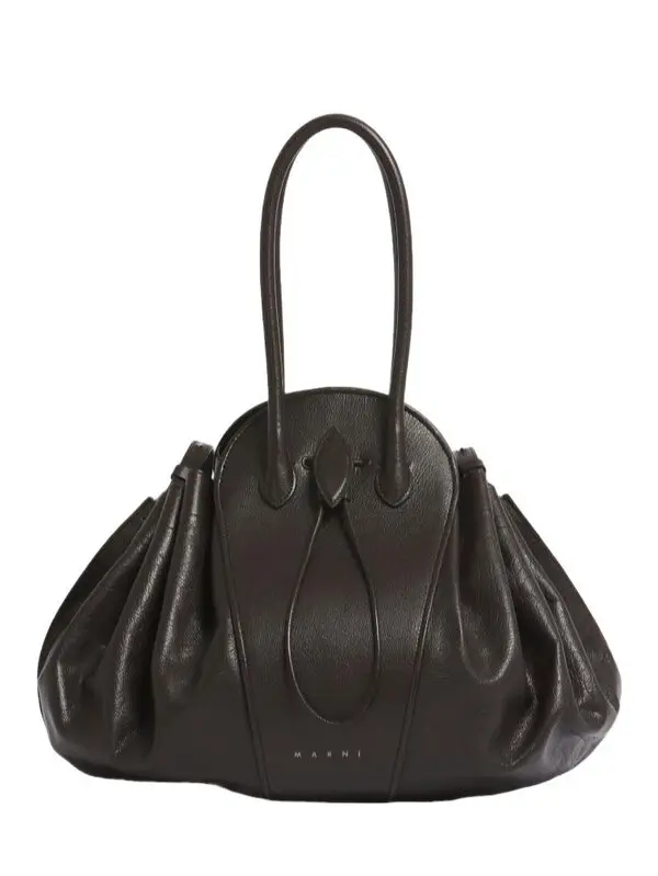Marni Leather Handbag - Coffee