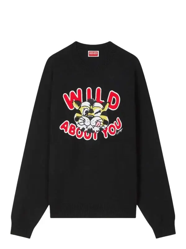 Kenzo Wild Tiger Jumper - Black