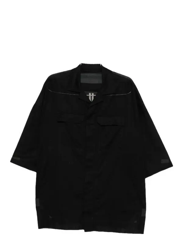 Rick Owens Magnum Tommy Oversized Shirt - Black