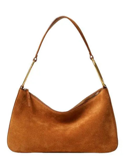 TWINSET Medium Liliane Ring-detail Shoulder Bag - Bubinga Brown