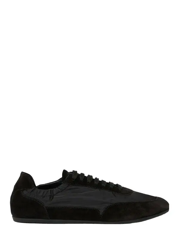 SCAROSSO Leggera Lace-up Sneakers - Black