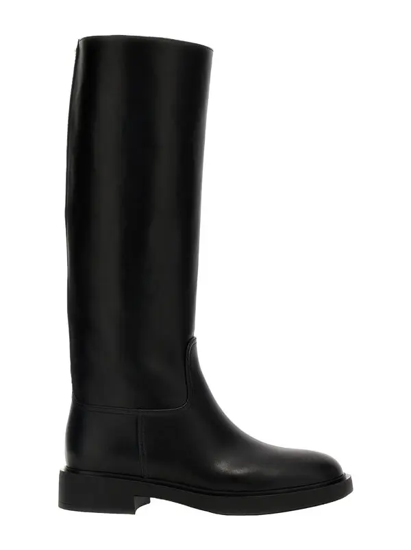 GIANVITO ROSSI Round Toe Boots - Black