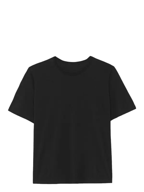 THE FRANKIE SHOP Harper Cotton T-shirt - Black