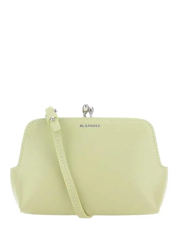 JIL SANDER Goji Logo Printed Micro Crossbody Bag - Sage