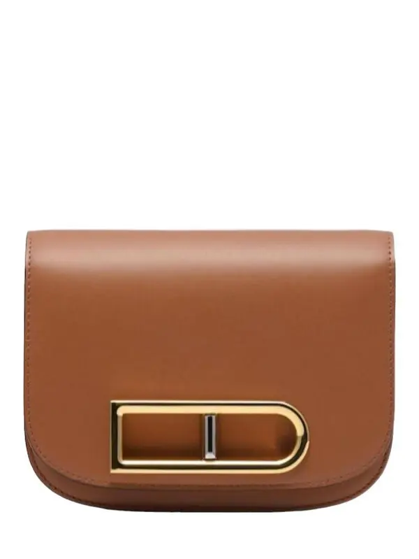 Delvaux Lingot Small Shoulder Bag - Brown