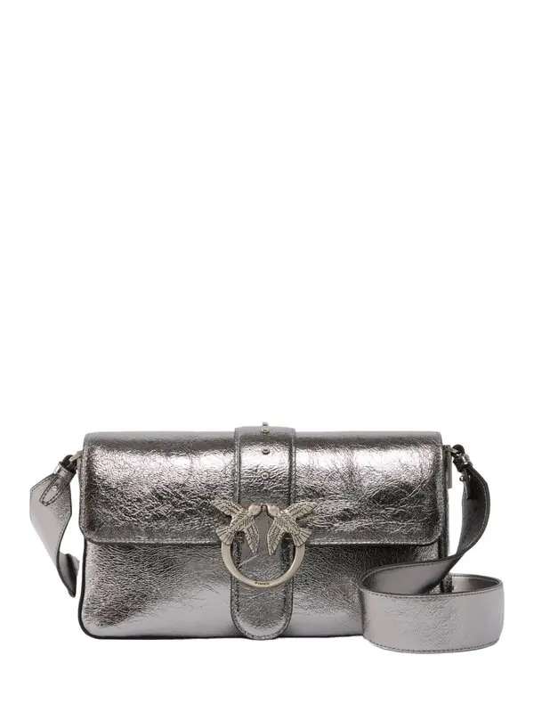 Pinko Love One Classic Shoulder Bag - Gray