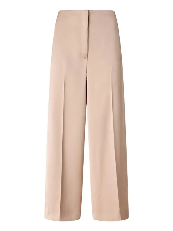 Pinko High Waist Palazzo Trousers - Nude