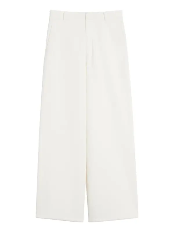 Max Mara Merlot Wide-leg Pants - White