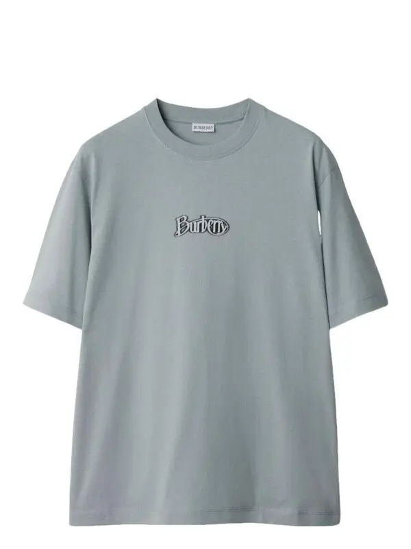 Burberry Logo Appliqué Cotton T-shirt - Gale