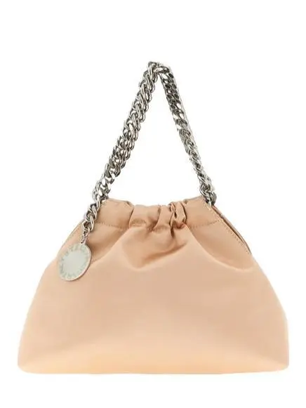 Stella McCartney Logo Plaque Chained Tote Bag - Pink