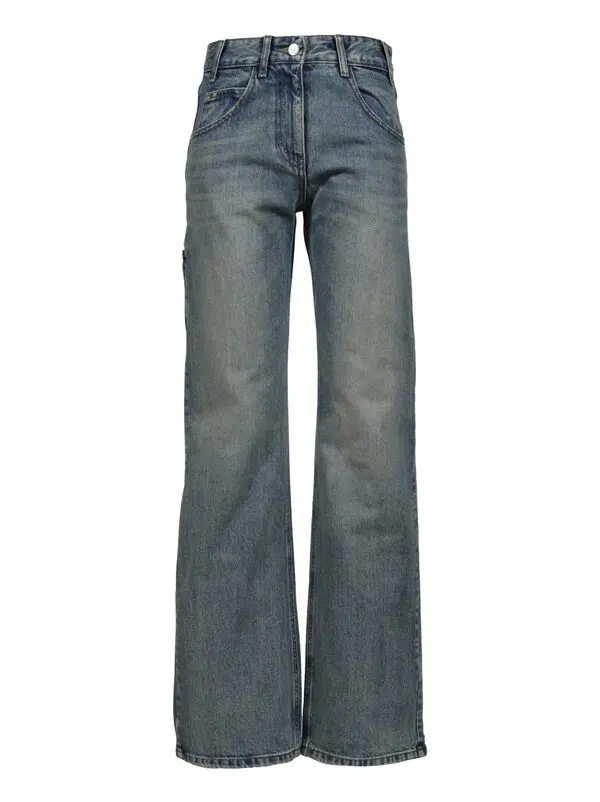 OPEN YY Frayed Hem Jeans - Blue